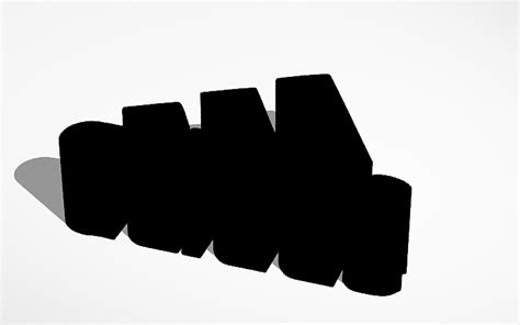 3d Design Adidas Logo Tinkercad