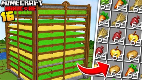 building automatic farms in minecraft hardcore building automatic
