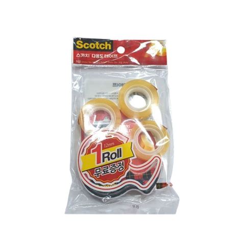 회사 사무용 다용도 투명 스카치 테이프 리필 세트 홈플러스 택배배송