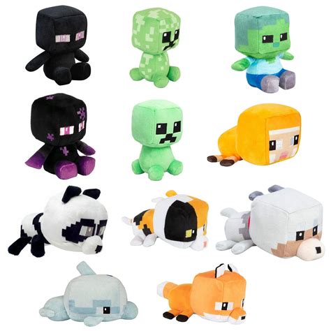 Minecraft Jinx Mini Crafter Plush Enderman Wolf Dragon Creeper