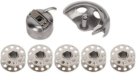 ZHAAGRJ Sewing Machine Bobbin Case Bobbins Bobbin Case Shuttle Hook Set Metal Household Bobbin