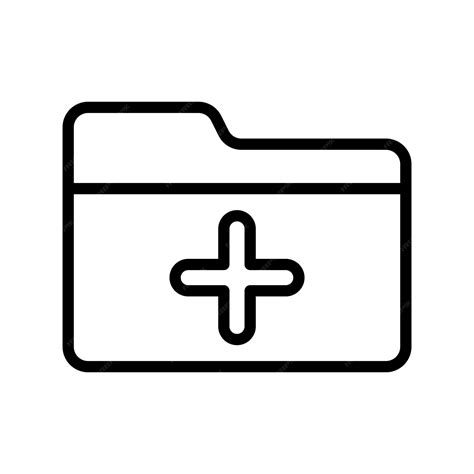 Premium Vector Create Folder Icon