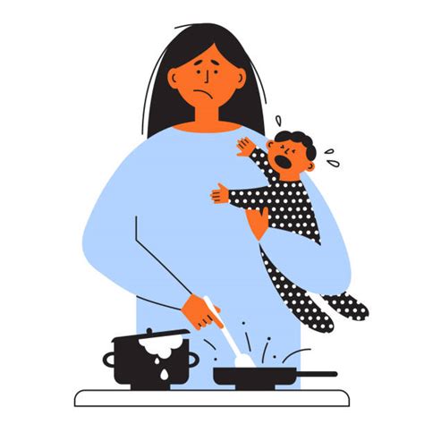 Tired Mom Clipart Tired Mom White Background Over 624 Royalty Free