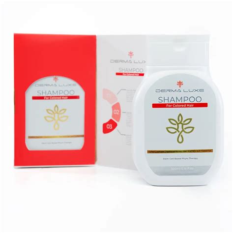 شامپو درمالوکس مخصوص موهای رنگ شده بدون سولفات درمالوکس