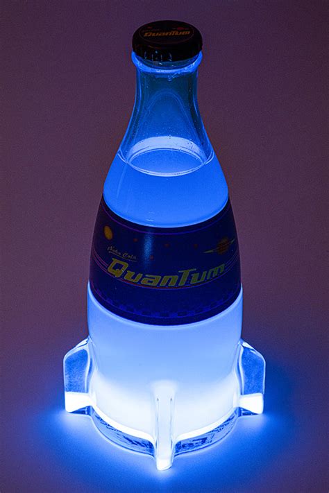 Fallout Nuka Cola Quantum Glass Bottle And Caps Bethesda International