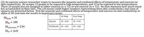 Solved An Exercise Science Researcher Wants To Measure Chegg