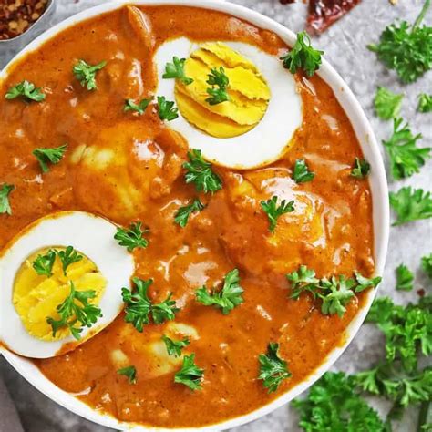 Easy Egg Curry Recipe Savory Spin
