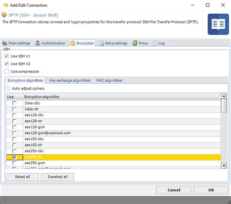 Connection Sftp Visualcron Documentation