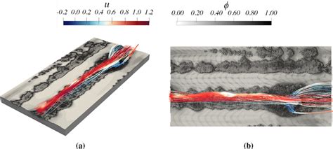 Streamlines Of The Turbulent Flow Starting From Download Scientific Diagram