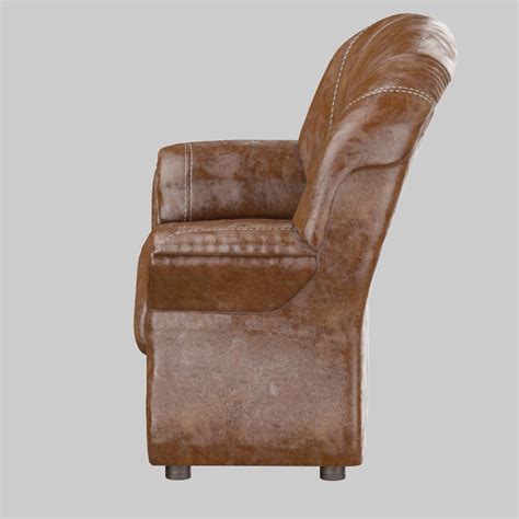 가죽 안락 의자 3d 모델 19 Max Obj Fbx Free3d