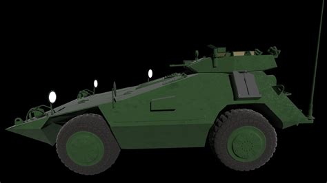 Cadillac Gage Commando Scout 3d Model Cgtrader