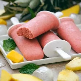 Tropical Popsicles Sugar Free Real Fruit Ice Pops With Tropical Flavor Healthy Taste Of Life