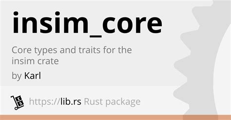 Insim Core Rust Data Encoding Library Lib Rs