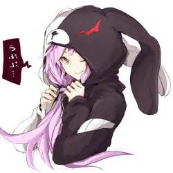 Cute Anime Girl With Oversized Hoodie Keraability