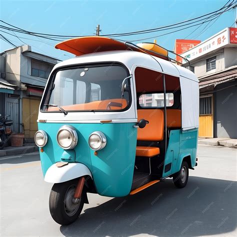Tuk Tuk Thai Taxi Auto Rickshaw Thailand Transport Tuk Tuk Vehicle