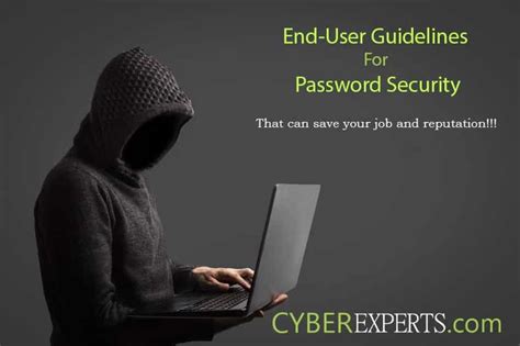 Top 9 End User Guidelines For Password Security