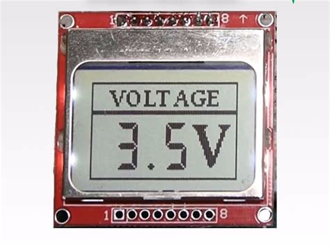Diy Voltmeter With Arduino And A Nokia 5110 Display