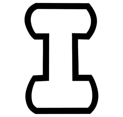 Bubble Letter I Coloring Pages [2025]