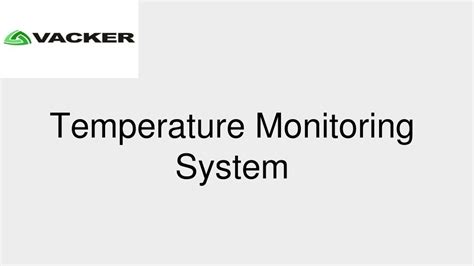 Ppt Temperature Monitoring System Powerpoint Presentation Free Download Id 11597814