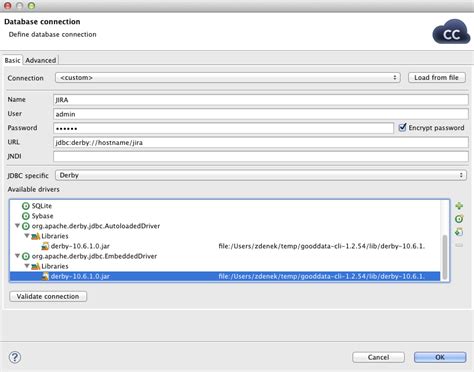 Database Connection Wizard