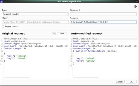 Spoofing Your Ip Address Using Match And Replace Portswigger