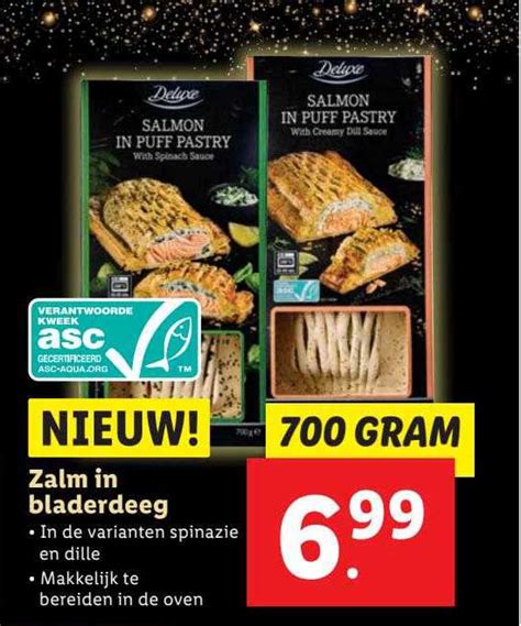 Deluxe Zalm In Bladerdeeg Aanbieding Bij Lidl 1folders Nl