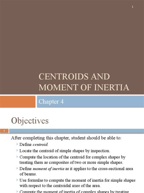 Centroids And Moments Of Inertia Pdf Beam Structure Area