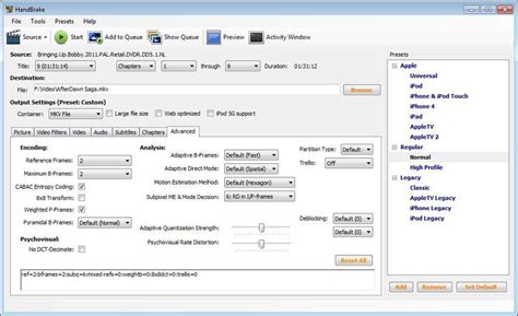 Download Handbrake Portable Bit V Open Source Afterdawn Software Downloads