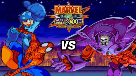 MVC1 ARCADE MODE SPIDER MAN MEGAMAN YouTube