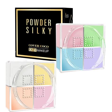 실키 세팅 파우더 이브닝 스킨 톤 컨실러 4 색 루스 파우더 Ong지 루스 파우더 스프레이 경량 화장품 Aliexpress