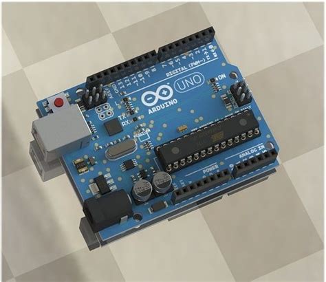 Arduino Uno R3 3d Model Cgtrader
