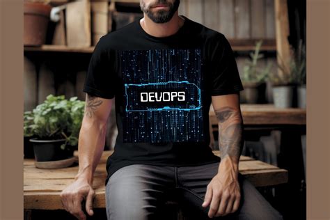 Devops Shirt With Tech Design Programmers Tee Great T For A Coder