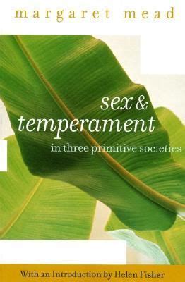 Sex And Temperament In Three Primitive Societies AMNH