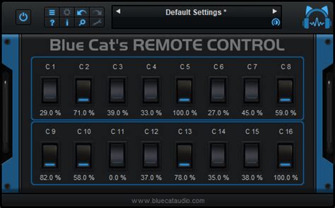 blue cat s remote control send midi messages with on off switches