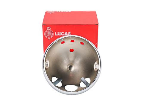 Lucas 7″ Head Light Shell And Rim 54526651t Britcycle Parts Company