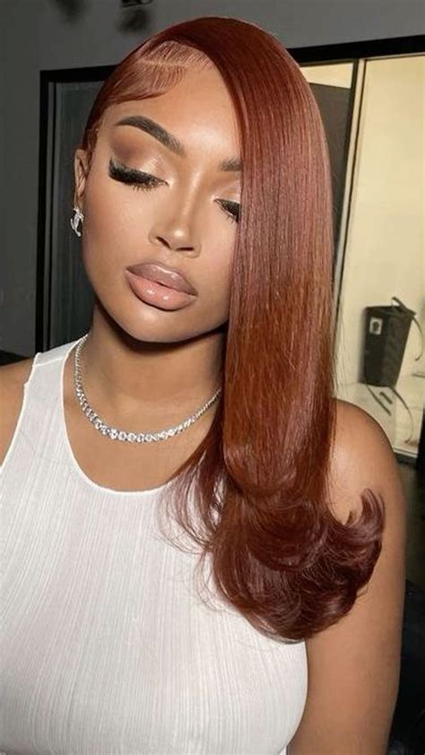 Pin By Melanie 🧚🏽‍♀️ On ʜᴀɪʀ Front Lace Wigs Human Hair Brown Blonde Hair Hair Color Auburn