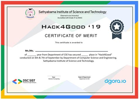 Hackathon Certificate Design By Akash M On Dribbble