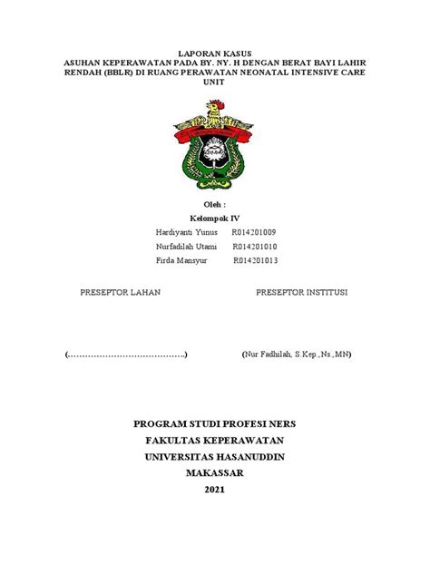 Laporan Kasus Bblr Pdf