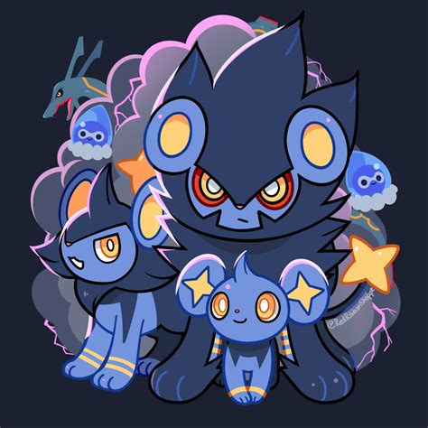 Shinx Luxio Luxray Wallpaper