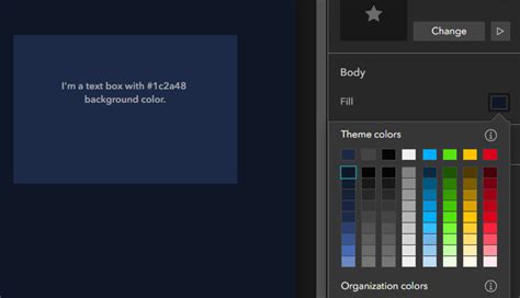 Solved Hub Color Palette Vs Experience Builder Color Pale Esri Community