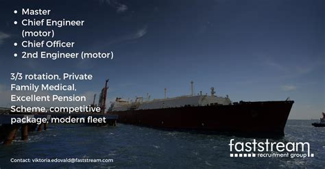 Due To A Fleet Expansion With New Xdf Engine Lng Carriers We Are Looking To Hire Captains