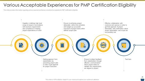 Project Management Professional Certificate Preparation It Various Acceptable Experiences For