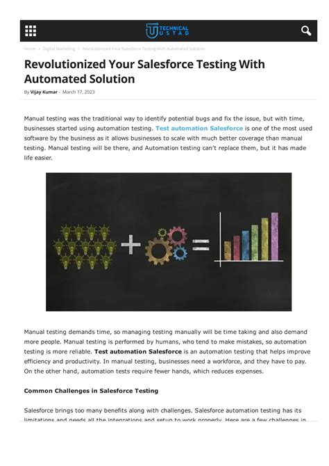 Ppt Revolutionized Your Salesforce Testing With Automated Solution