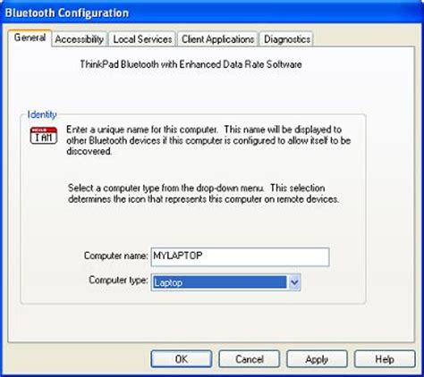 Change Bluetooth Device Name On Windows XP