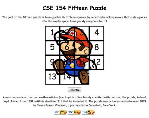 CSE 154 Spring 2014 Homework