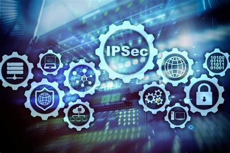 Ip Security Data Protection Protocols Ipsec Stock Image Image Of