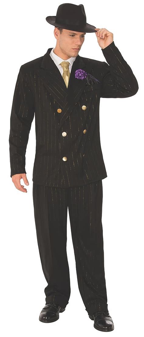 Gangster Roaring 20s Mob Boss Mafia Fancy Dress Up Halloween Adult