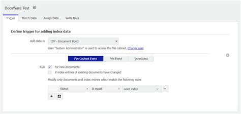 Write No Match Database Entries To External Database · Docuware Support