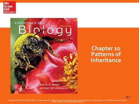 chapter 10 patterns of inheritance ppt