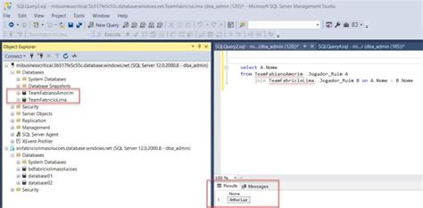 Managed Instance Consigo Fazer Um Join Entre Tabelas De Bases